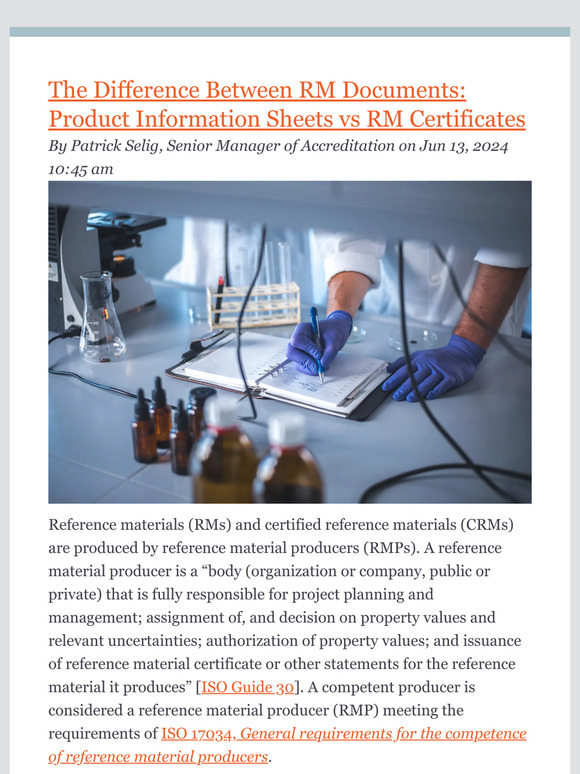 ANSI: New from the ANSI Blog: The Difference Between RM Documents ...