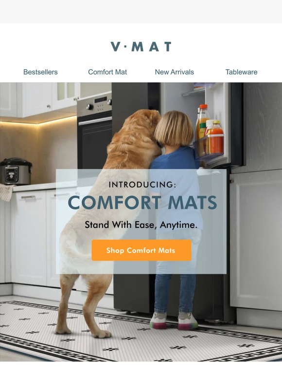 V-MAT: Introducing: The Comfort Mat | Milled