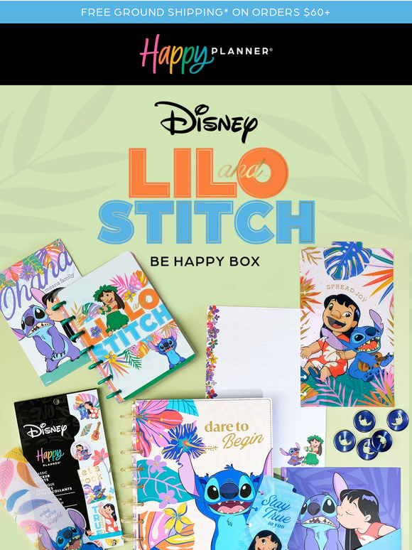 The Happy Planner: Dive Into Our Lilo & Stitch Be Happy Box 🌺 | Milled