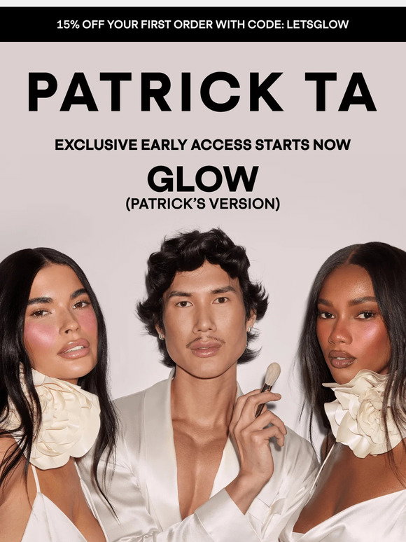 Patrick Ta Beauty: Early Access: Major Glow Highlighter Duos | Milled
