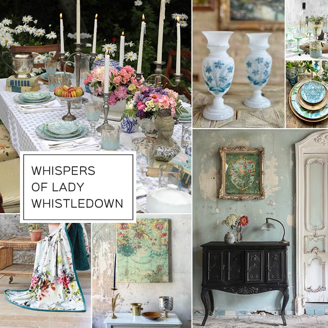 Antique Farmhouse: ️{WHISPERS OF LADY WHISTLEDOWN} event launched | Milled