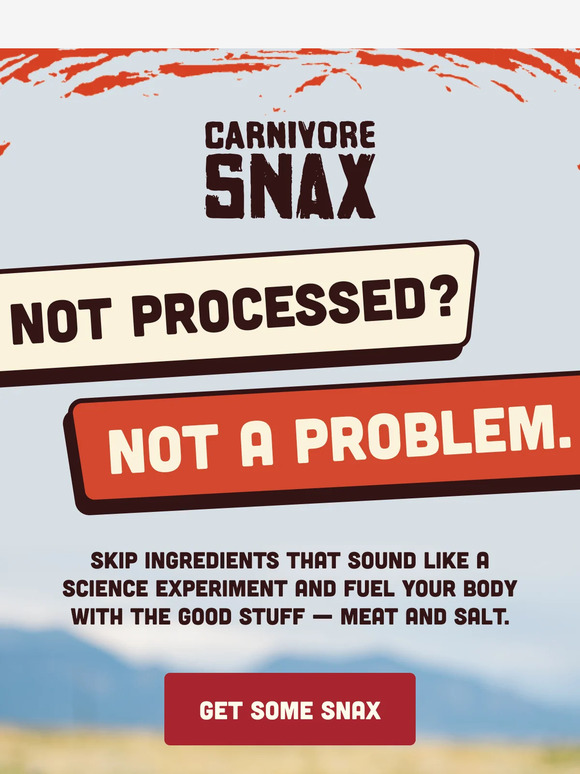 Carnivore Snax: When we say JUST meat and salt, we mean it... | Milled