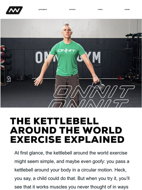 Onnit: The Kettlebell Around The World Exercise Explained | Milled