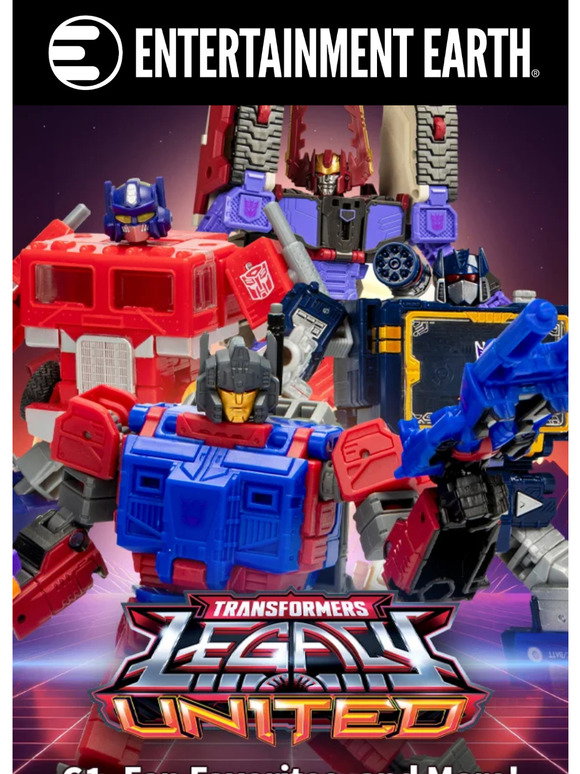 Entertainment Earth: 🤖 Transformers G1 Favorites and More! | Milled