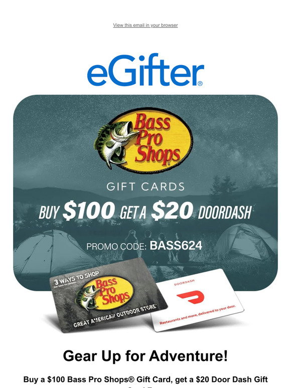 eGifter: Gear Up for Adventure with a Bass Pro Shops® Deal 🎣 | Milled