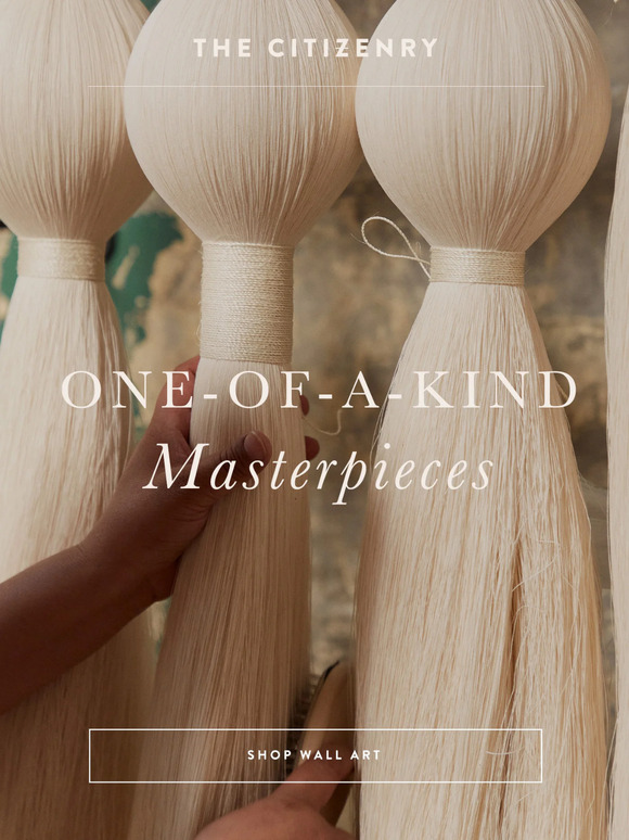 The Citizenry: One-of-a-Kind Masterpieces | Milled