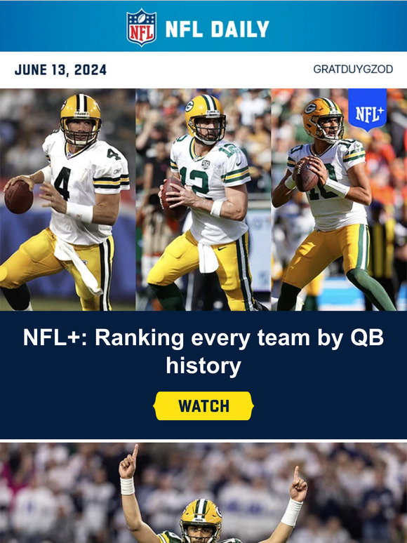 NFL Gamepass: Every Team Ranked by QB History | Milled
