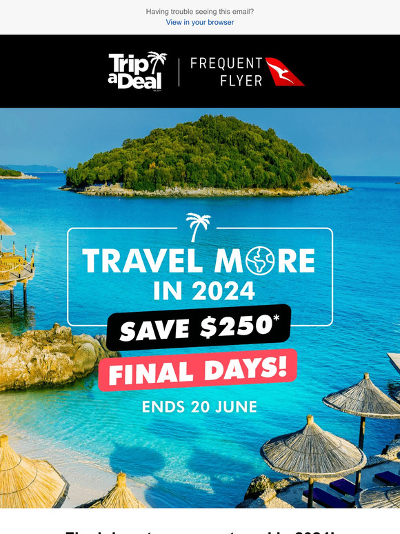 TripADeal: There’s less than one week remaining to save $250 on your ...