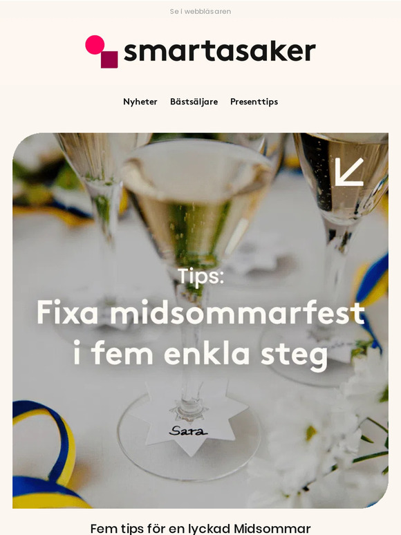 SmartaSaker: Smarta tips inför Midsommar 🍓 | Milled