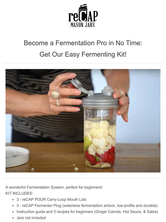 Mason Jars: Experience the Art of Fermentation Made Easy! | Milled
