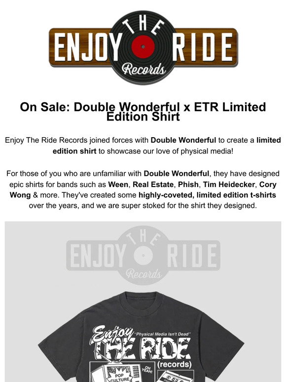 Enjoy The Ride Records: NOW AVAILABLE: ETR x Double Wonderful x ETR T ...