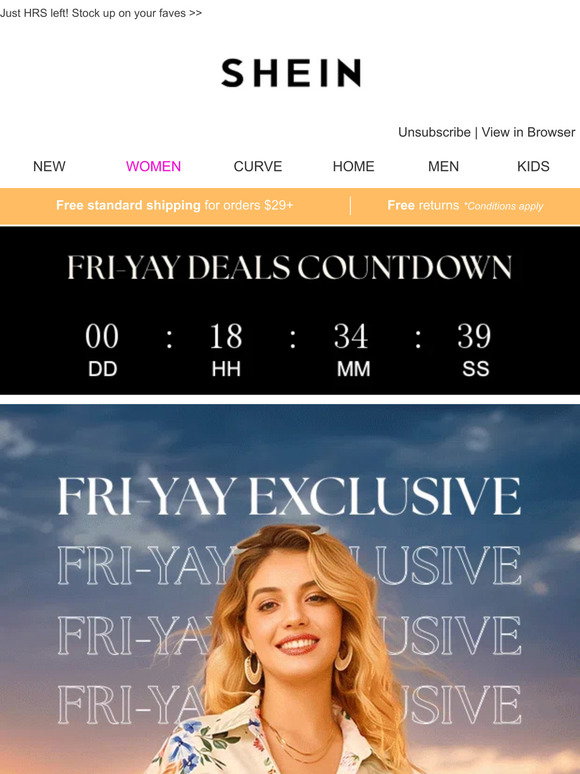 SHEIN Email Newsletters: Shop Sales, Discounts, and Coupon Codes