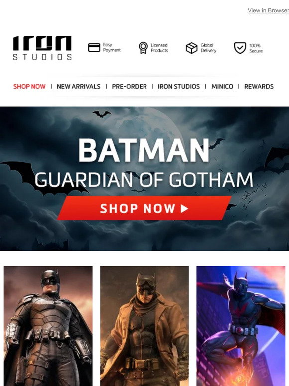 Iron Studios: The Hero of Gotham ﻿🦇 | Milled