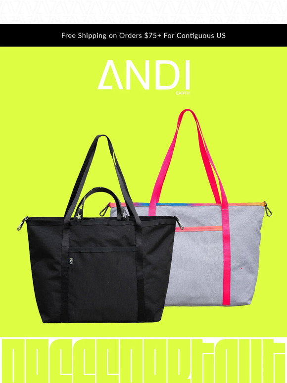 The ANDI Brand: Meet our NEW Big Bag Style | Milled
