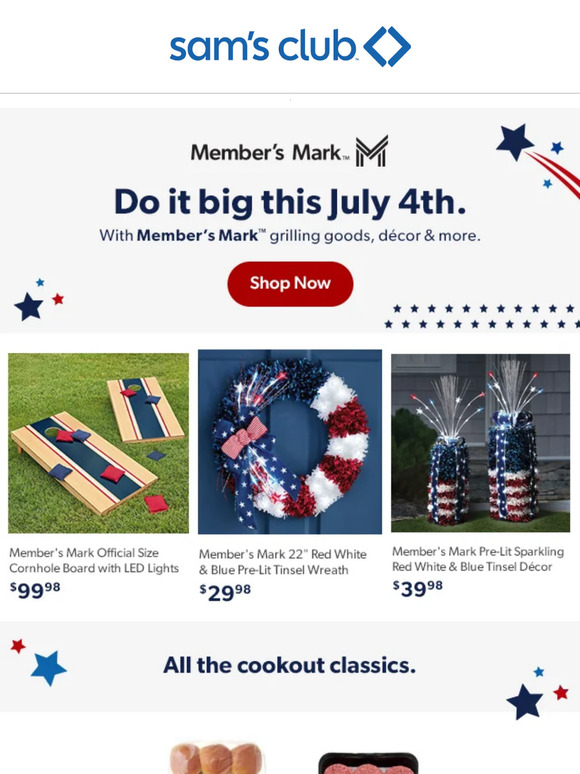 Sam's Club: This email has you covered with Member's Mark essentials. 👀 ...