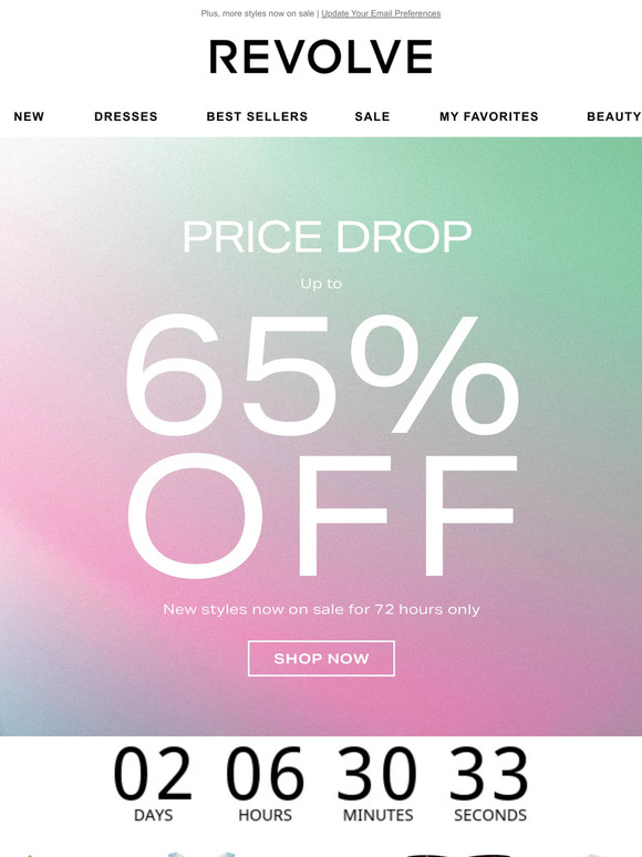 REVOLVE Email Newsletters: Shop Sales, Discounts, and Coupon Codes