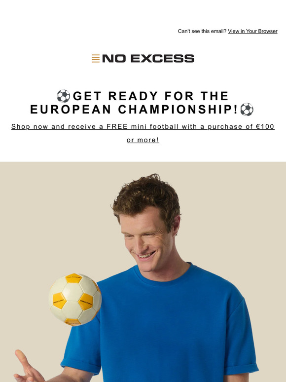 No Excess: Score your free Euro Cup mini soccer ball | Milled
