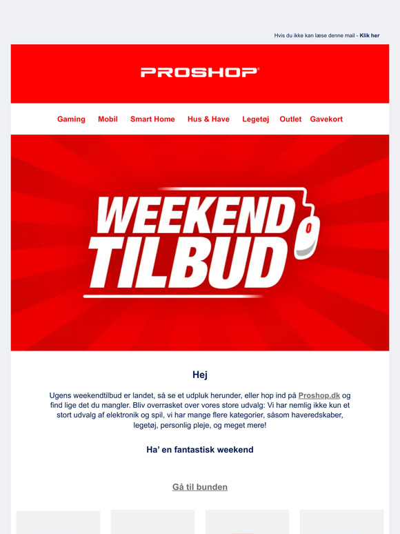 Proshop: Weekendtilbud er her! Se de gode tilbud og udforsk vores mange ...