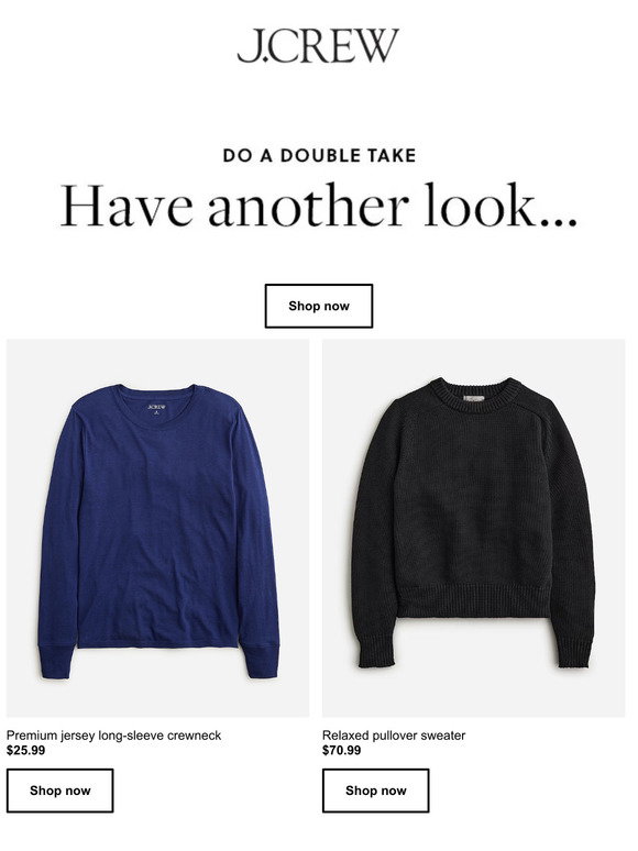 J.Crew Email Newsletters: Shop Sales, Discounts, and Coupon Codes