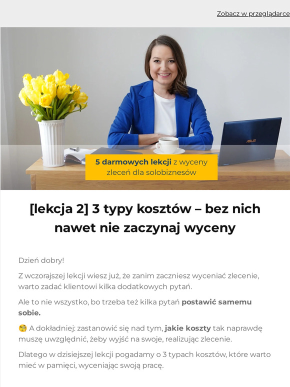 To się opłaca: [lekcja 2] 3 typy kosztów – bez nich nawet nie zaczynaj wyceny | Milled
