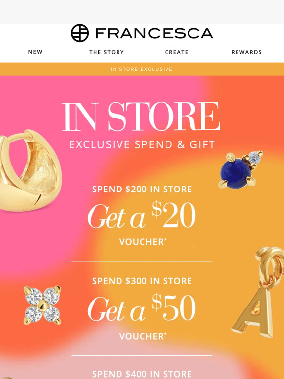 Francesca Collections: IN STORE EXCLUSIVE ⚡ | Milled