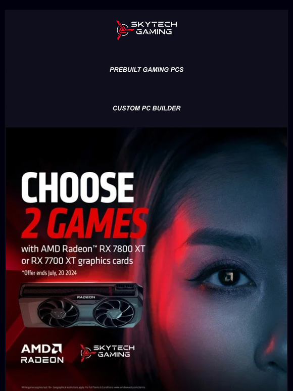 Skytech Gaming: Enjoy double the fun: 2 free games with your new AMD ...