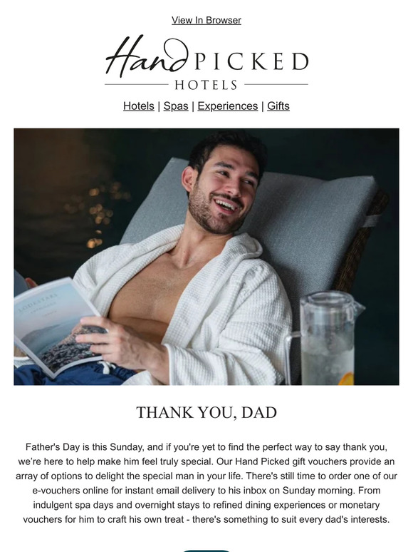 Hand Picked Hotels: Father's Day gifting and events for this weekend ...