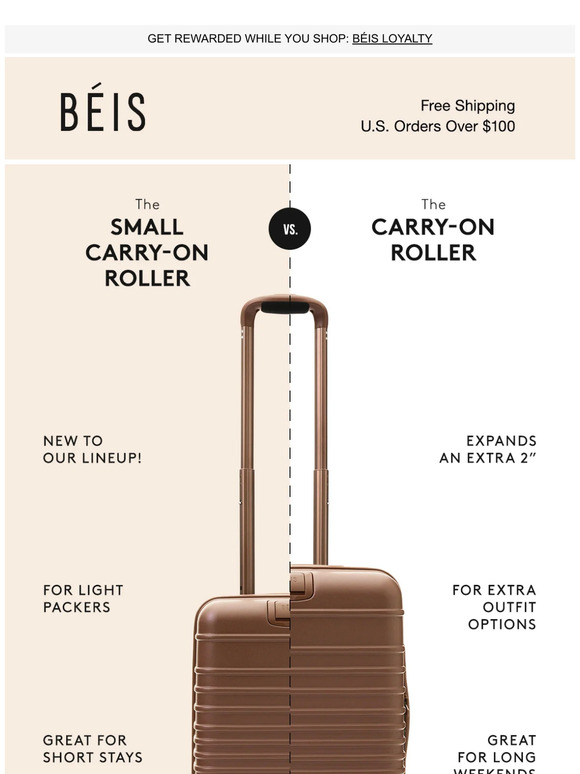 Beis: Welcome to Carry-On class ️ | Milled