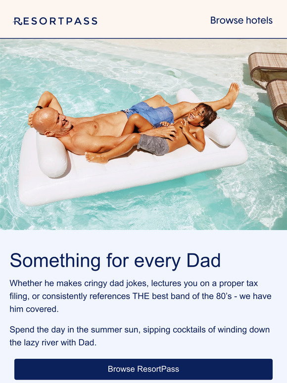 ResortPass: Dad jokes are better poolside | Milled