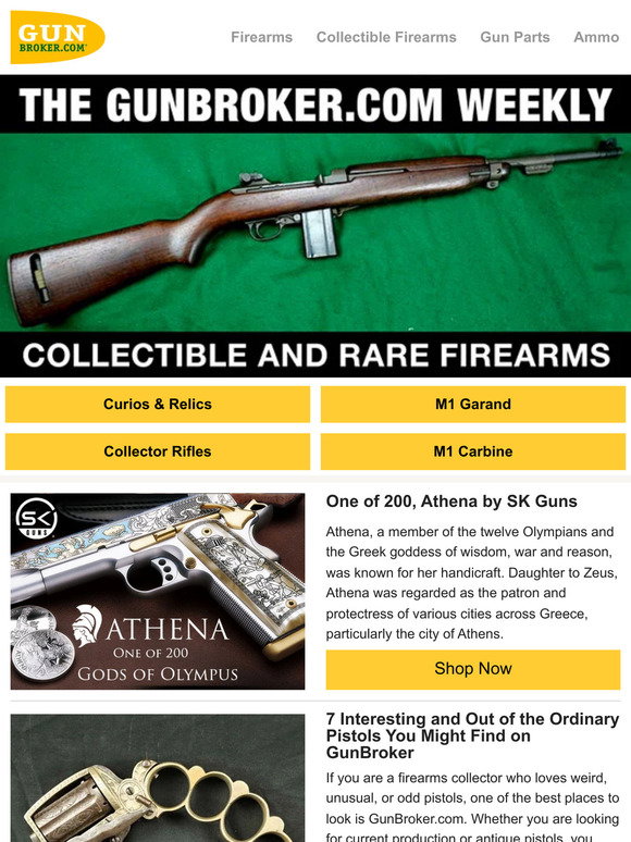 GunBroker: Find the M1 Garand, Mauser C96, Ruger Number 1, M1 Carbine ...