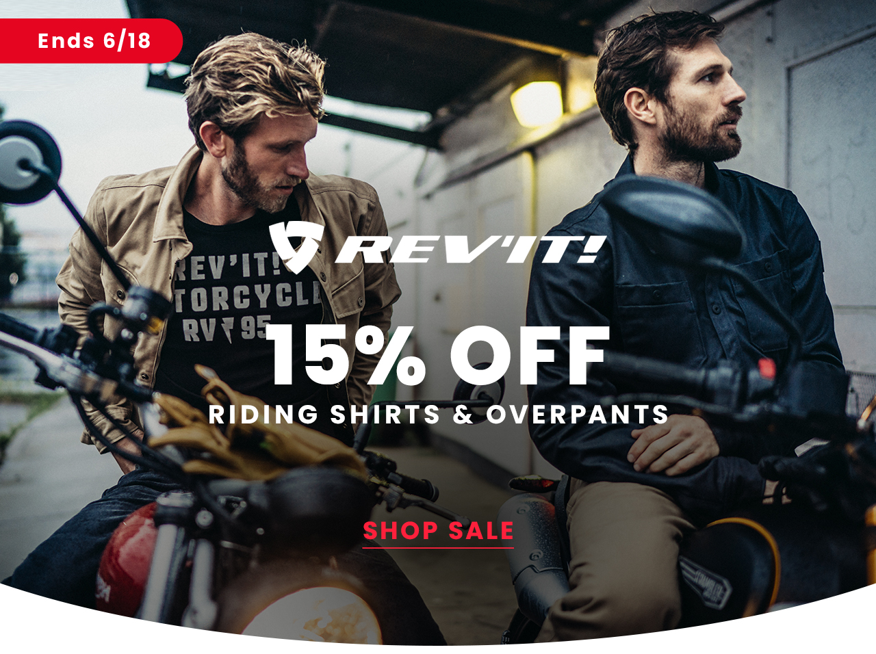 Cycle Gear: REV’IT! Sale! 15% Off Riding Shirts & Overpants | Milled