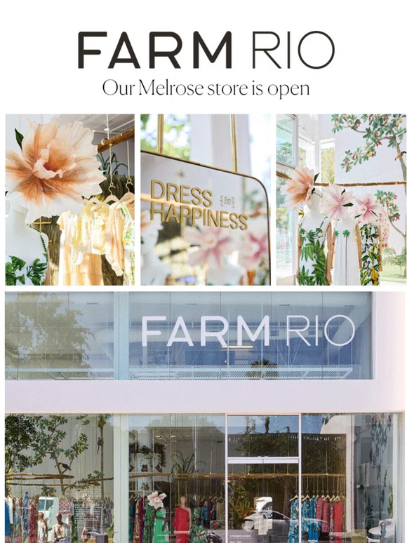 FARM Rio: Our Melrose store is open! | Milled