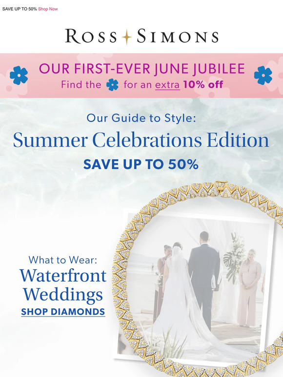 Ross-Simons: Summer agenda fully booked? Better shop for new jewelry ☀️ ...