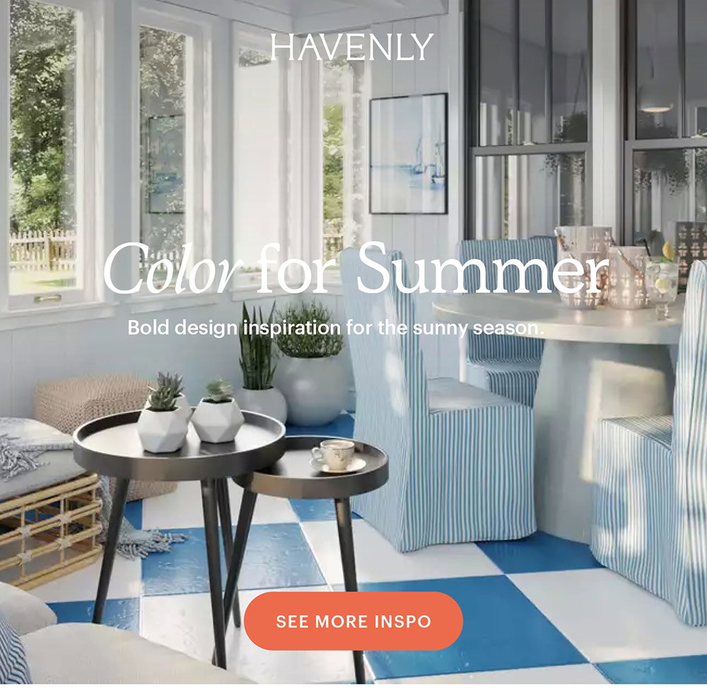 Havenly: Our FAVORITE colors for summer 2024 | Milled