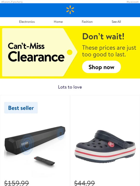 Walmart Email Newsletters: Shop Sales, Discounts, and Coupon Codes