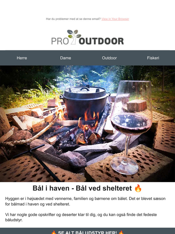 Pro-Outdoor: Bål og hygge i haven - eller shelteret 🔥 | Milled