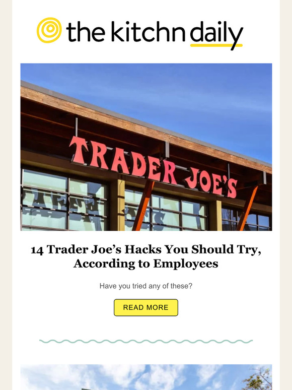 Kitchn: 14 Trader Joe's Hacks You Should Try, According to Employees, The Best “Gourmet” Grocery ...
