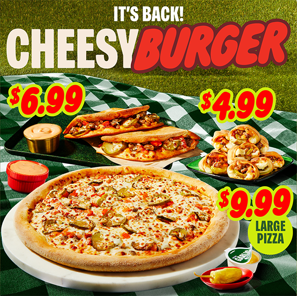 Papa Johns: Cheesy Burger 3️⃣ ways | Milled