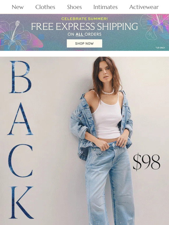 Free People: The viral jeans are finally BACK 👏 | Milled