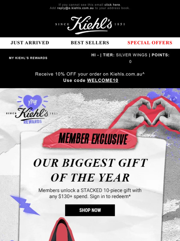 Kiehl's: Perk Alert! It’s Member’s Week! | Milled