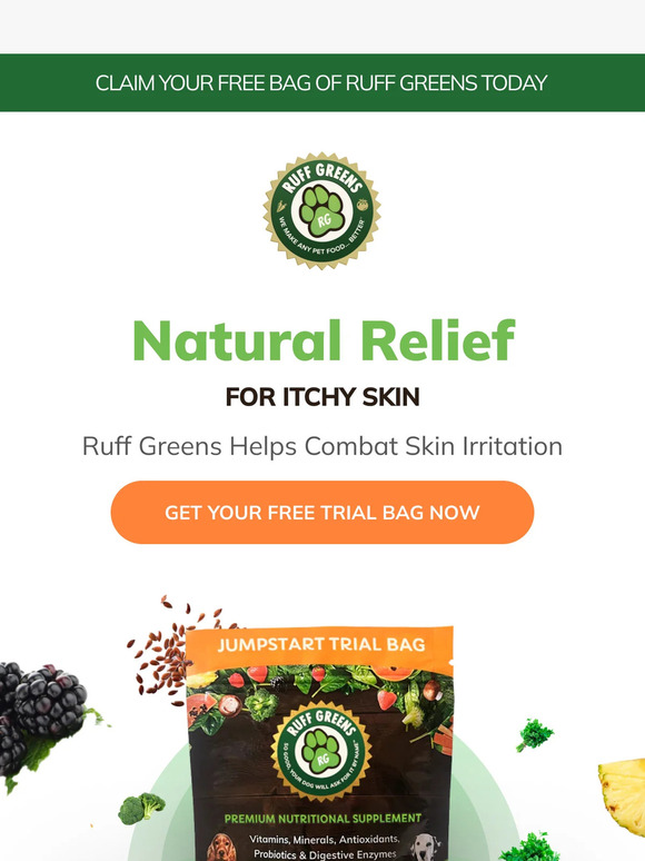 Ruff Greens: Relieve Your Dog's Itchy Skin | Milled