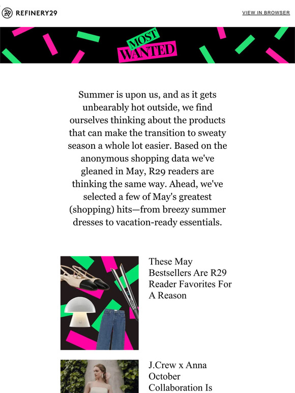 Refinery29 Shops: The 15 most wanted items in May—according to R29 ...