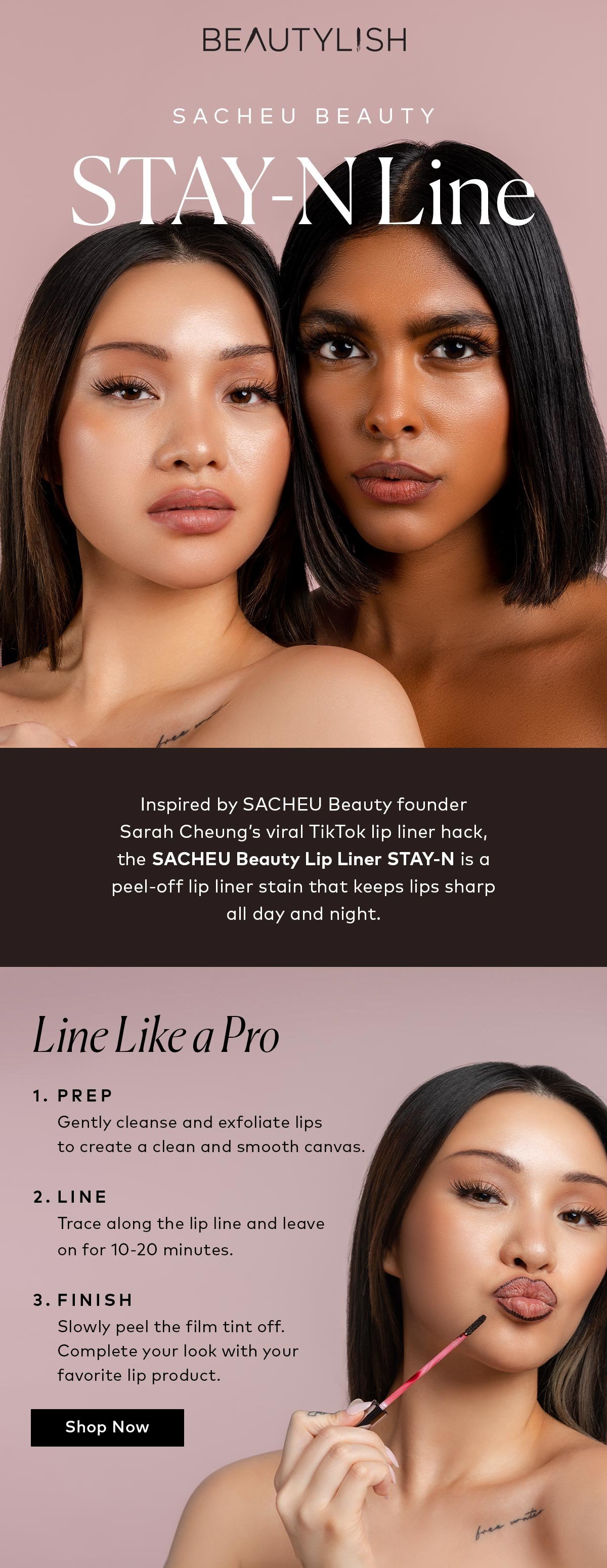 Beautylish 💋 This Viral Lip Liner Tattoo Stain Keeps Lips Luscious All
