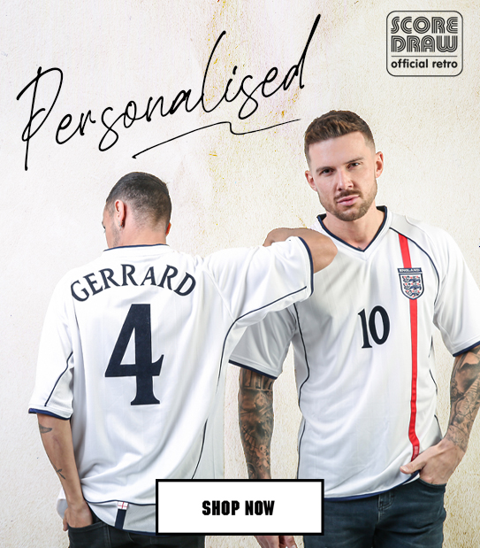 3Retro Football: England Kick Off - Official England Retro Shirts From ...