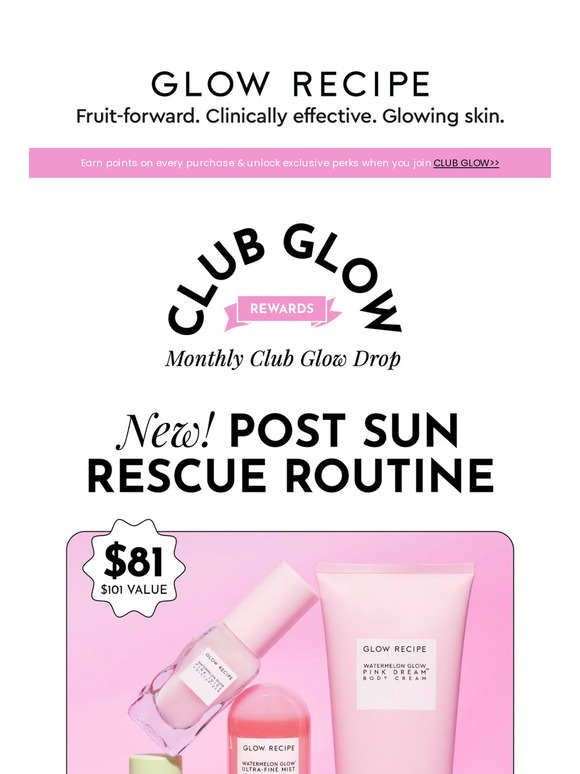 Glow Recipe Email Newsletters: Shop Sales, Discounts, and Coupon Codes