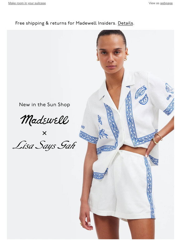 Madewell Email Newsletters: Shop Sales, Discounts, and Coupon Codes