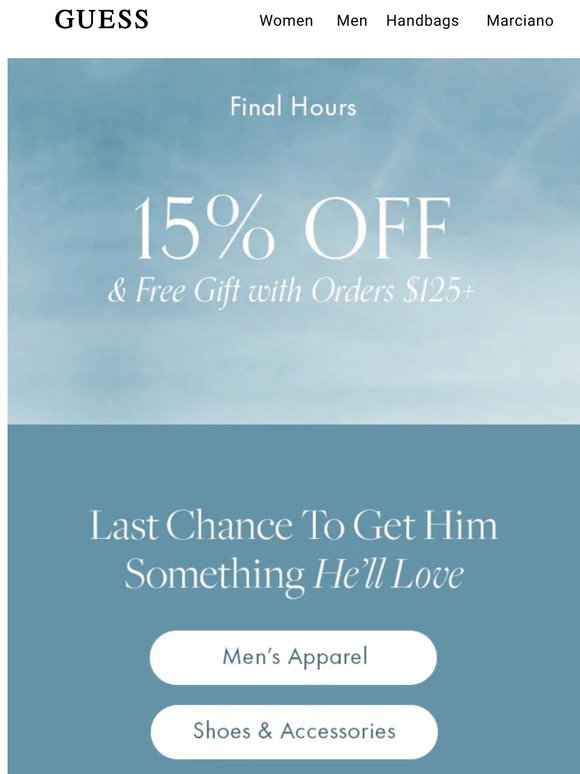 GUESS? Email Newsletters: Shop Sales, Discounts, and Coupon Codes