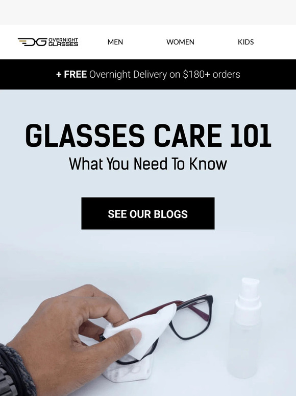 Overnight Glasses: Everything you need to know about glasses care | Milled