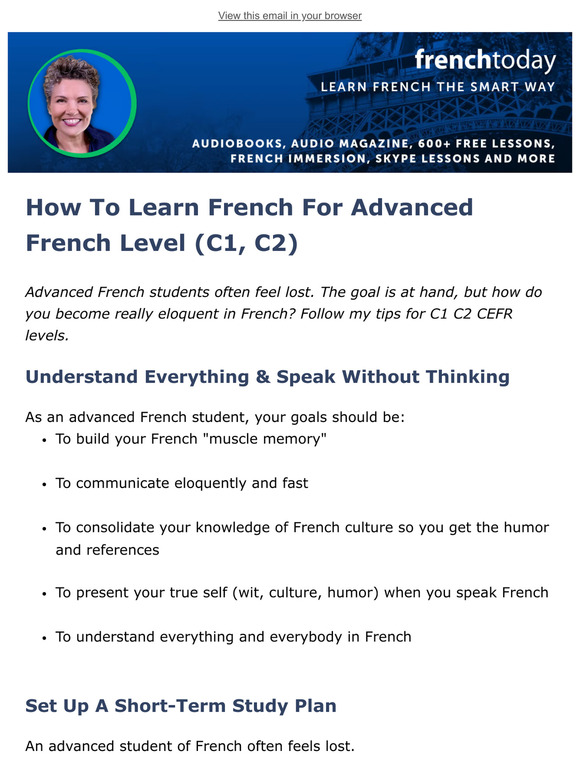 French Today: 🇫🇷 Free Lesson Monday - 17 June 2024 🇫🇷 | Milled