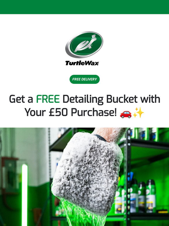 Turtle Wax: Get a FREE Detailing Bucket with Your £50 Purchase! 🚗 | Milled